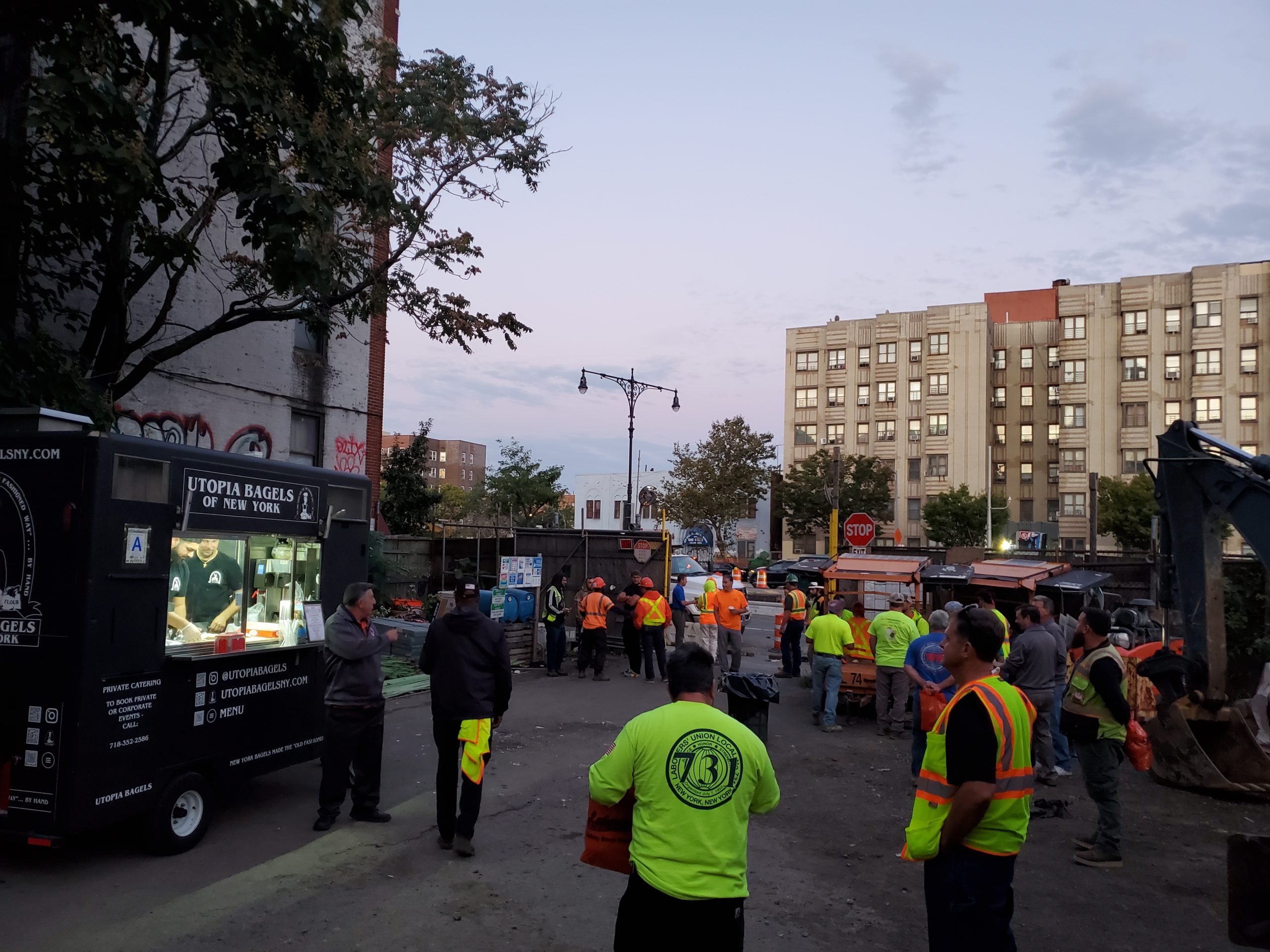 Job Site Visit: Local 1010 and Local 731 - LiUNA!