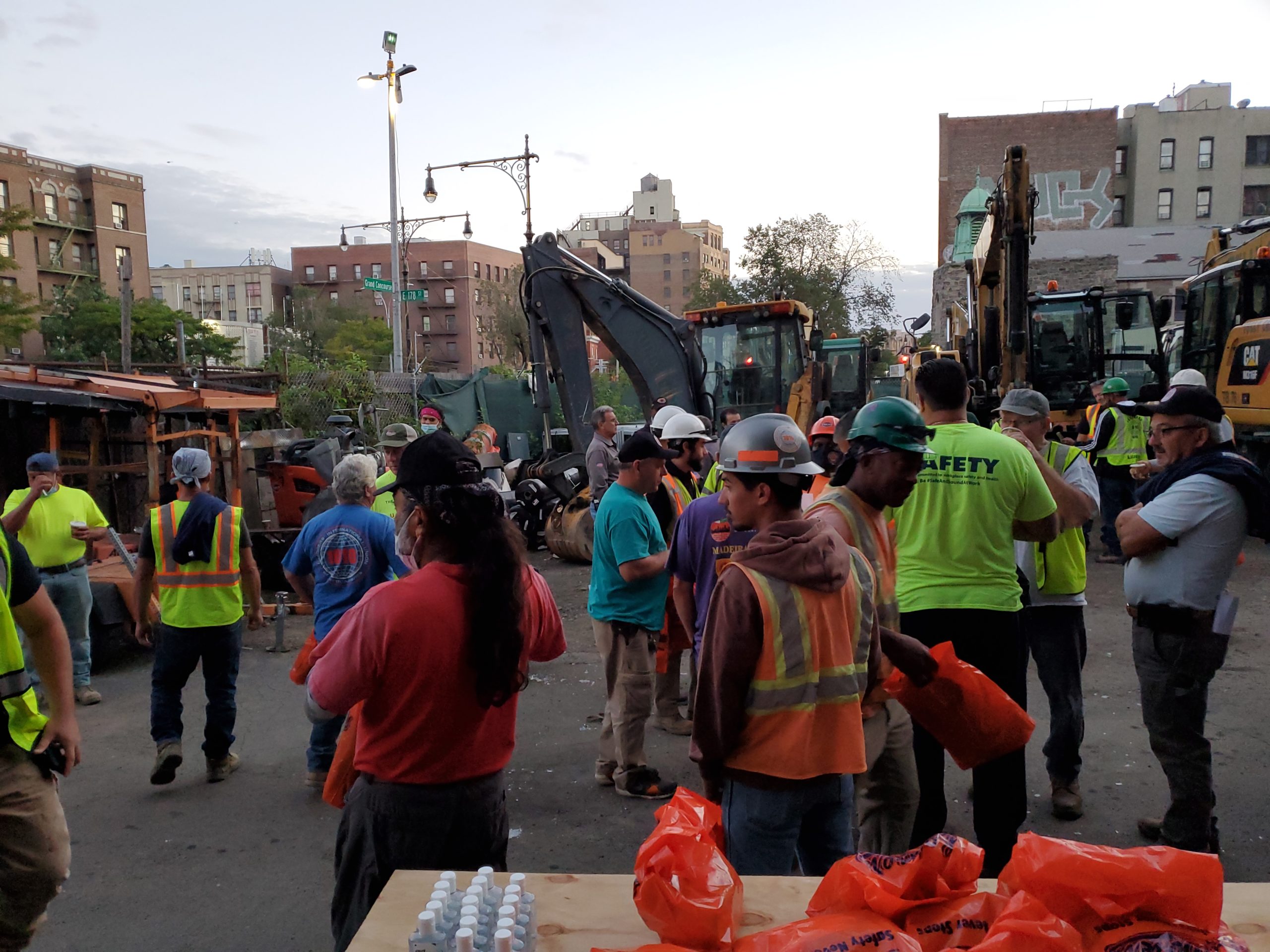 Job Site Visit: Local 1010 and Local 731 - LiUNA!