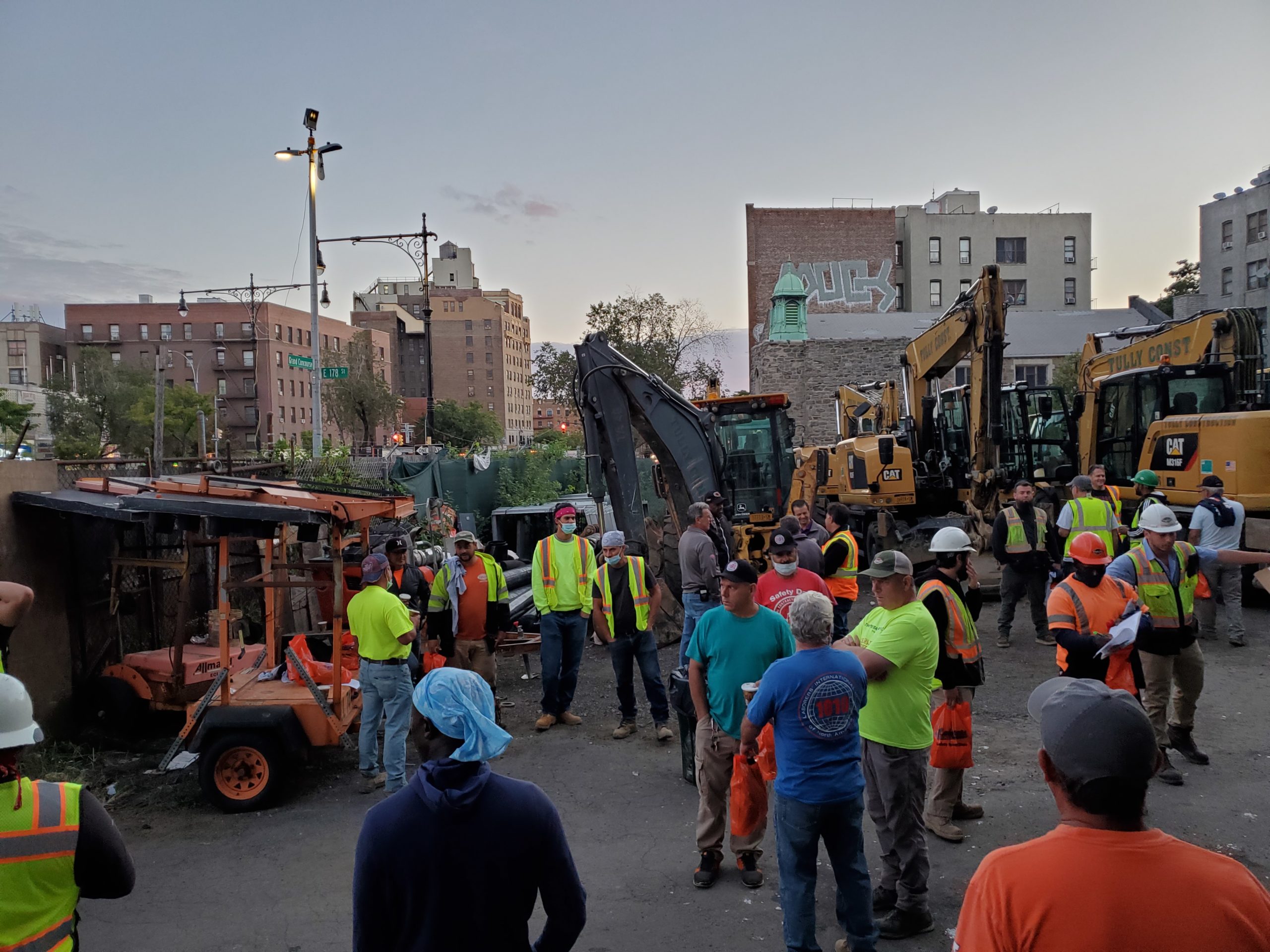 Job Site Visit: Local 1010 and Local 731 - LiUNA!